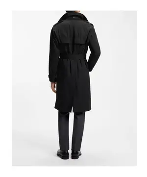 Hugo Boss Belted Double-breasted Coat