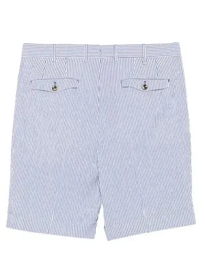 PT TORINO Striped Seersucker Shorts