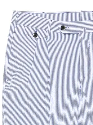 PT TORINO Striped Seersucker Shorts