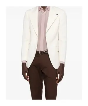 LARDINI Concealed-placket Long-sleeve Shirt