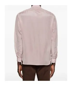 LARDINI Concealed-placket Long-sleeve Shirt