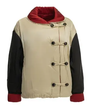 Isabel Marant Étoile Isabel Marant Bleza Satin Puffer Jacket Multicolor
