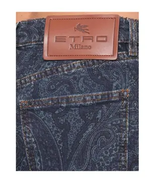 Etro Paisley Straight-leg Jeans