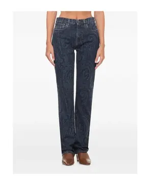 Etro Paisley Straight-leg Jeans