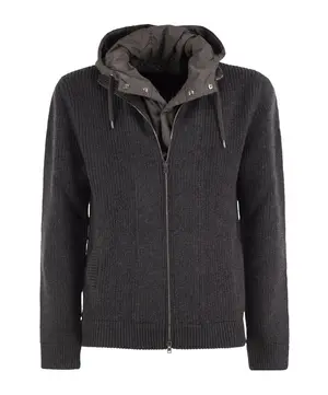 Herno Zip-up Knit Top