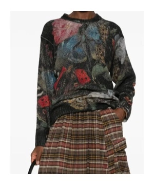 R13 Butterfly-print Sweater