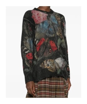R13 Butterfly-print Sweater