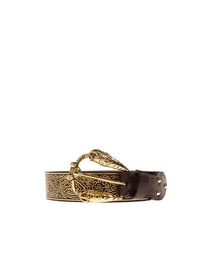 Etro Engraved Buckle Belt