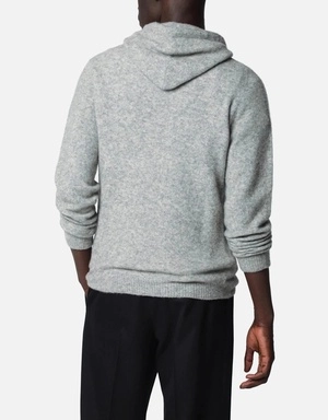 ROBERTO COLLINA Knit Hooded Sweater