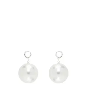 Sandy Liang Bubblegum Faux-pearl Drop Earrings - Pearly