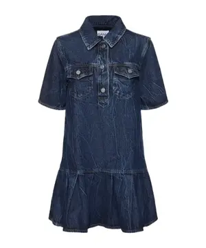 GANNI Short Sleeve Dress