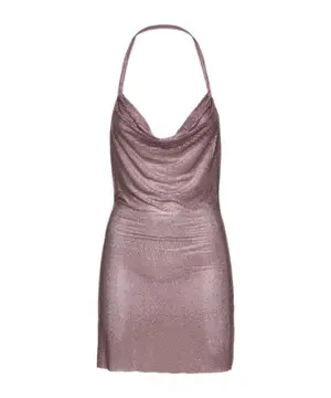 Giuseppe Di Morabito Embellished Net Mini Dress - Multicolor