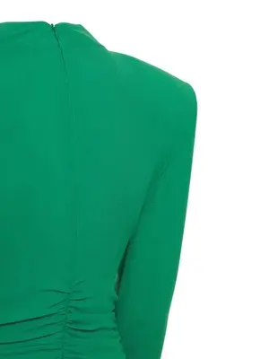 Giuseppe Di Morabito Viscose Midi Dress W/ Feathers