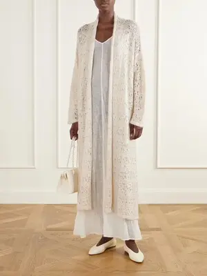 RUOHAN Wool-blend Knitted Maxi Dress