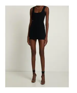 Wardrobe.NYC Stretch Knitted Mini Dress