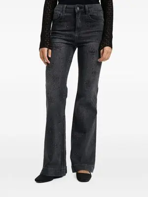 Liu Jo Embellished Flared Jeans