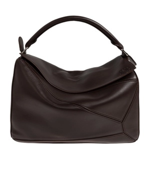 Loewe Large Featherlight Puzzle Bag - Black