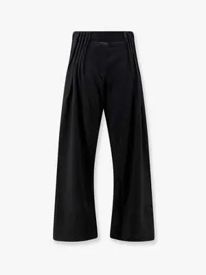 Dries Van Noten Hamesa Bis Cotton Trousers - Black