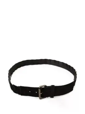 Gianfranco Ferre Braided Suede Belt