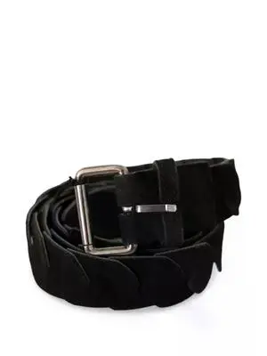 Gianfranco Ferre Braided Suede Belt