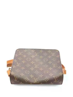 LOUIS VUITTON Medium 1989 Monogram Cartesier Mm Shoulder Bag