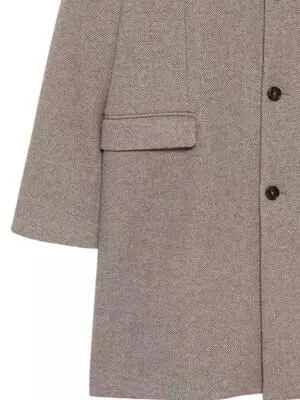 Gant Single-breasted Wool-blend Coat