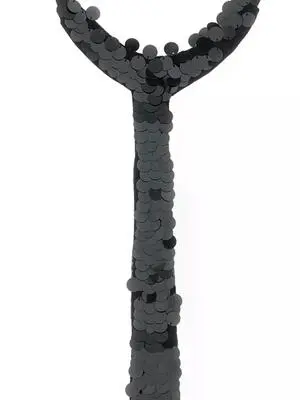 P.a.r.o.s.h Sequin-embellished Tie - Black