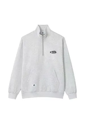 CHOCOOLATE Quarter-zip Sweatshirt - Grey