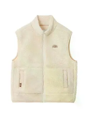 CHOCOOLATE High-neck Zip-up Gilet - Neutrals