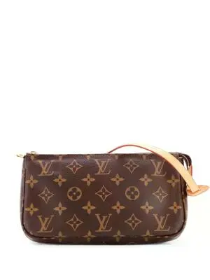 LOUIS VUITTON Pochette Accessoires Nm Monogram Canvas Clutch Bag - Brown