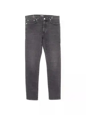 Dior 2010s Button-up Slim-fit Jeans - Grey
