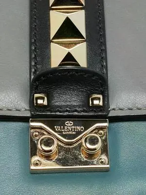 Valentino Garavani Medium Rockstud Glam Lock Shoulder Bag