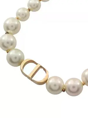 Dior 2010s 30 Montaigne Faux-pearl Necklace