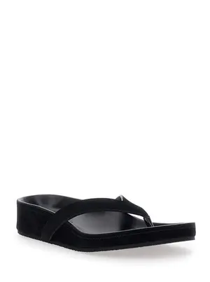 Phoebe Philo Round-toe Slippers