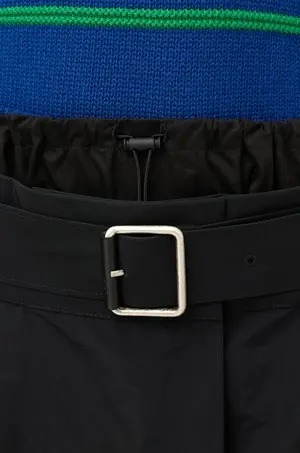 Loewe Belted Midi Skirt - Black