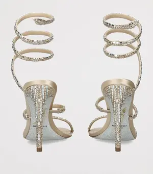 Rene Caovilla Embellished Heeled Sandals 105