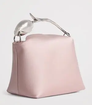 Erdem Mini Satin Bloom Top-handle Bag