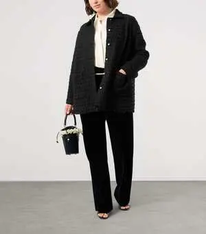 Marina Rinaldi Faux Pearl-trim Bucket Bag
