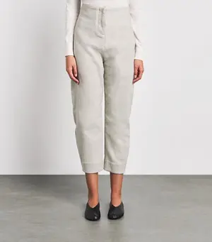 STUDIO NAMNYAK Cotton Bora Stripe Trousers
