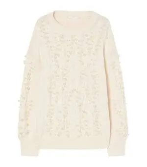 Marina Rinaldi Virgin Wool-blend Sweater