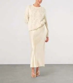 Marina Rinaldi Virgin Wool-blend Sweater