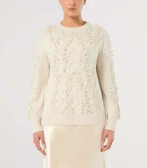Marina Rinaldi Virgin Wool-blend Sweater