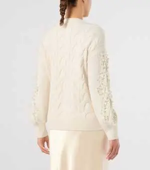 Marina Rinaldi Virgin Wool-blend Sweater