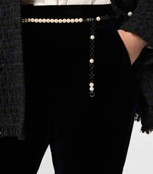 Marina Rinaldi Faux Pearl Belt
