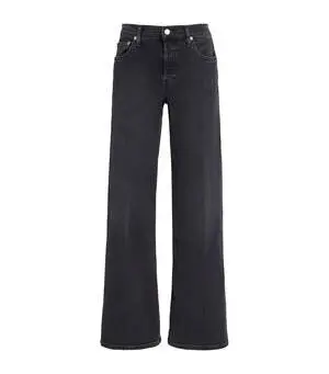 RE-DONE Laurel Mid-rise Wide-leg Jeans