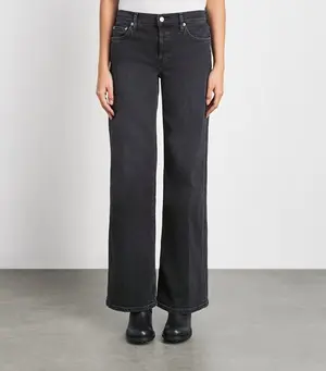 RE-DONE Laurel Mid-rise Wide-leg Jeans