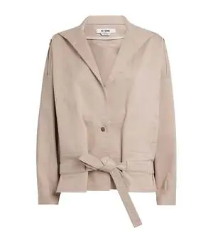 RE-DONE Stretch-cotton Debbie Bomber Jacket