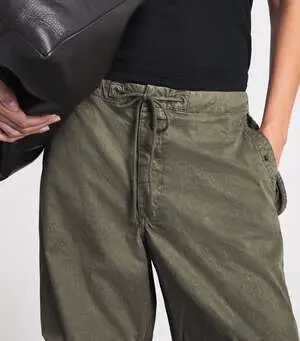 RE-DONE Cotton-blend Outer Cargo Trousers