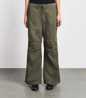 RE-DONE Cotton-blend Outer Cargo Trousers