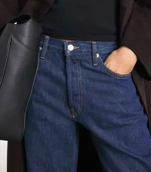 RE-DONE Nico Mid-rise Barrel-leg Jeans